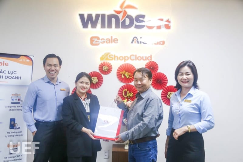 Nhiều lời khuyên giá trị được thầy, cô UEF gửi đến thực tập sinh tại Công ty CP Công nghệ WindSoft